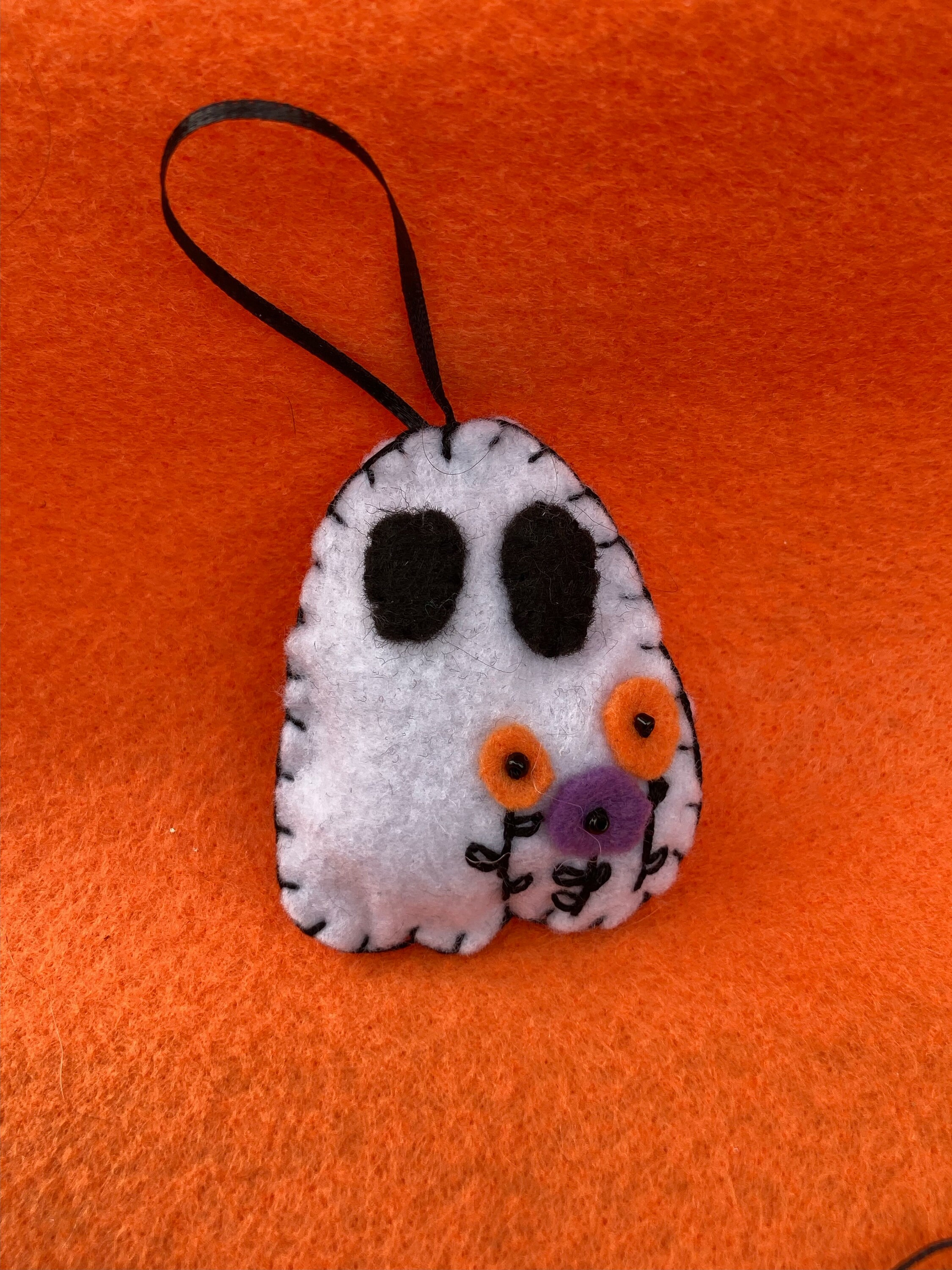 Felt Ghost Ornament - Etsy