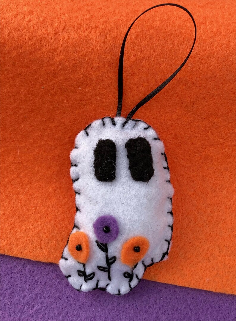 Felt Ghost Ornament - Etsy