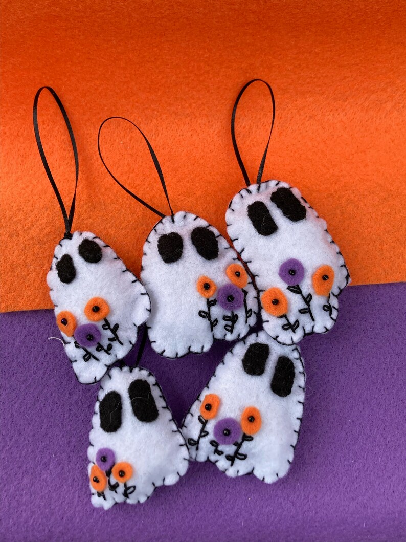 Felt Ghost Ornament - Etsy