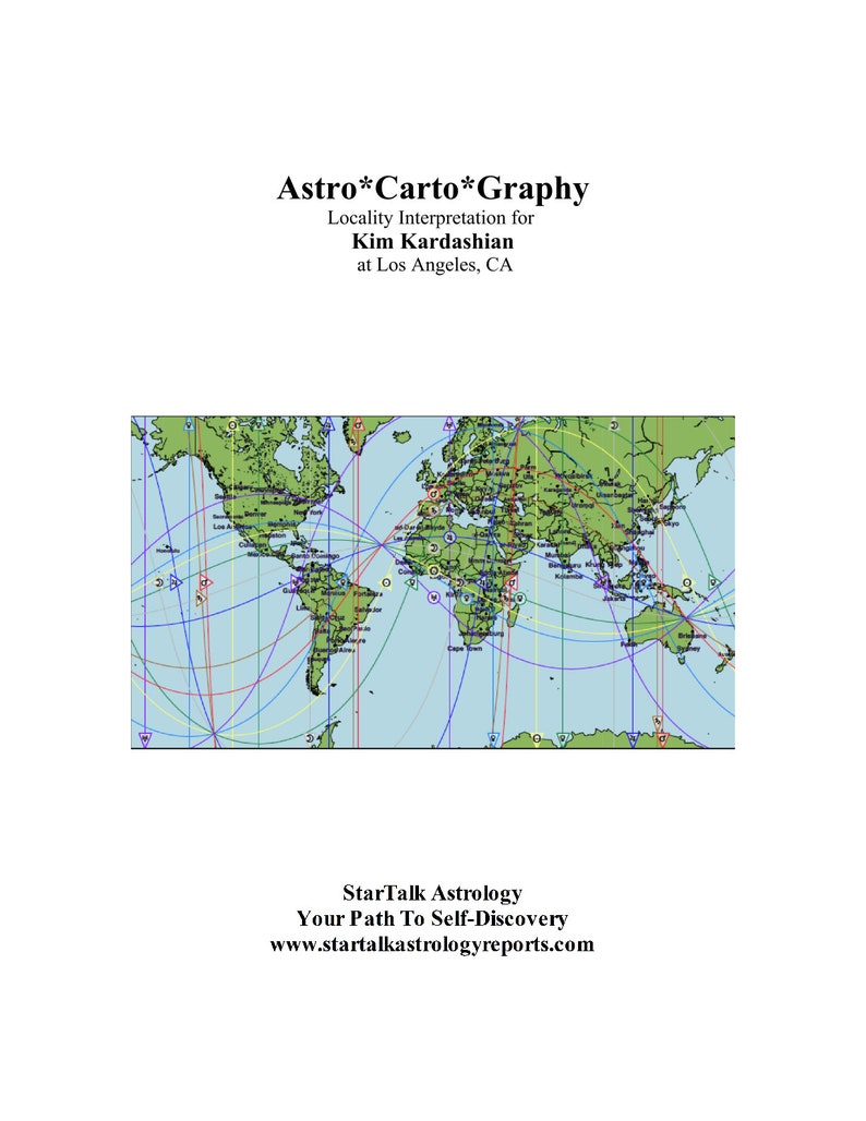 2 Locations Astro*carto*graphy® Explained Relocation Astrology. - Etsy
