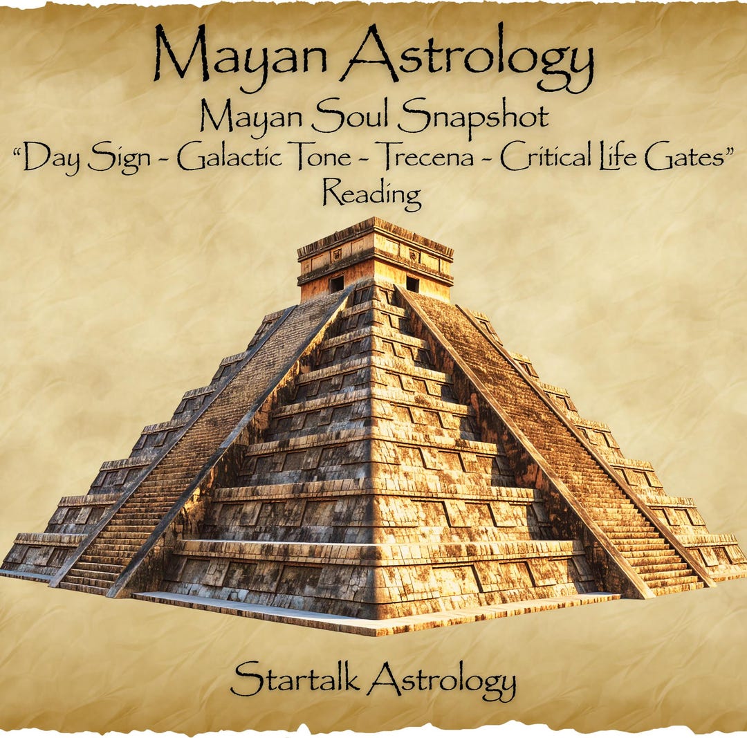 Mayan Astrology Soul Snapshot Reading, Day Sign, Galactic Tone (PDF ...