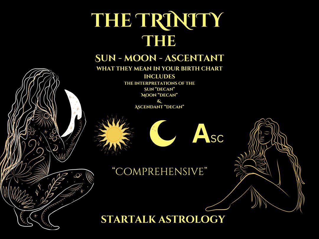 A Deep Analyzes of Your Trinity Report Consisting of the SUN - Etsy