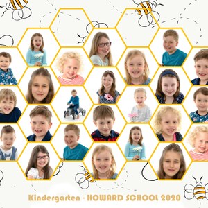 2 Custom Class Photo Collage Template for School Kindergarten Classroom ...