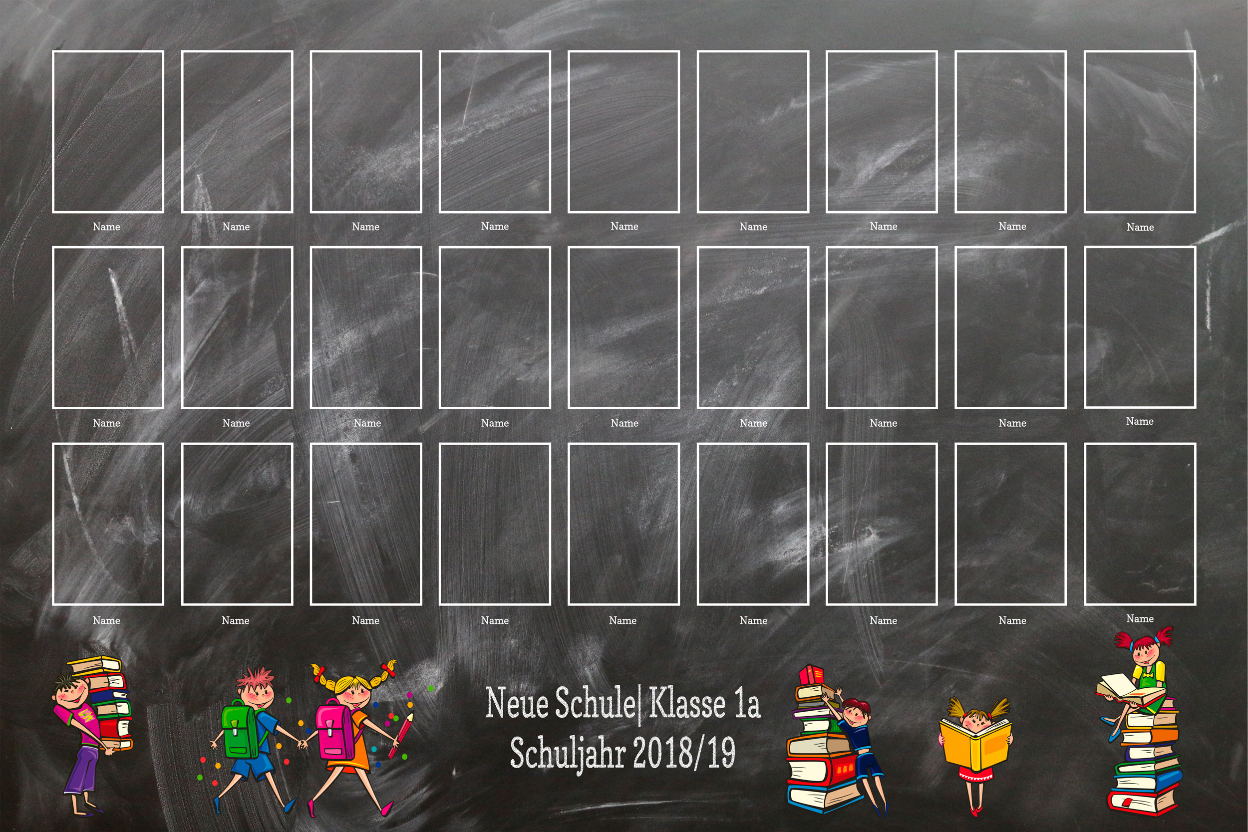 School Class Picture Template