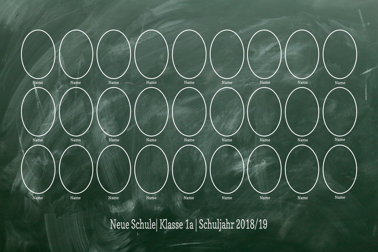 Custom Class Photo Collage Template for School Kindergarten Classroom ...