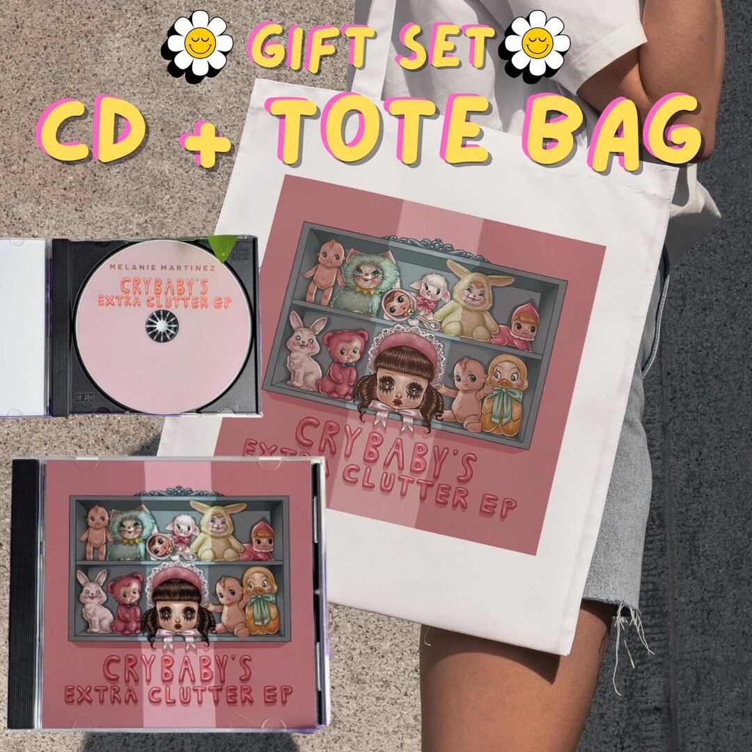 Melanie Martinez Extra Clutter EP Gift Set Custom Made CD & Tote Bag ...