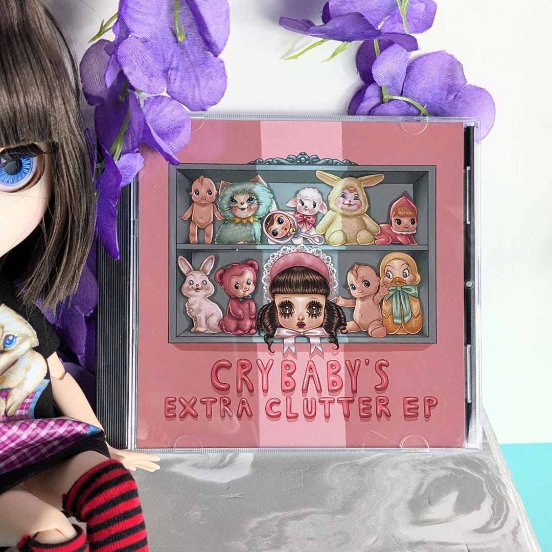Melanie Martinez Cry Baby's Extra Clutter EP CD Custom Made Album Rare ...