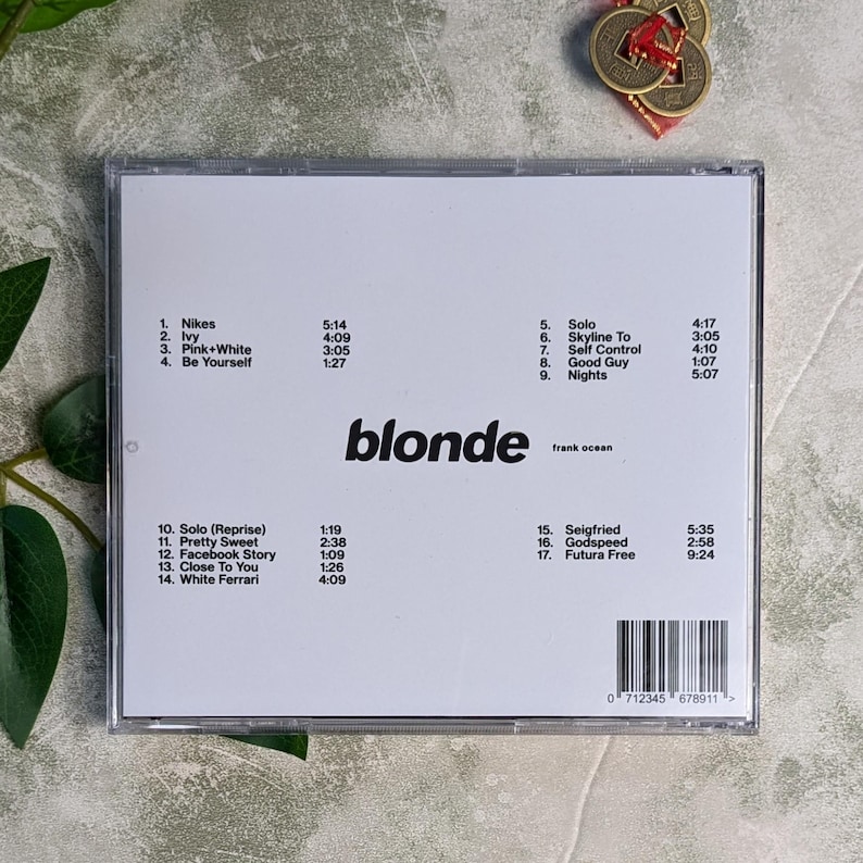 Frank Ocean - Blonde Custom Made CD Album - Etsy