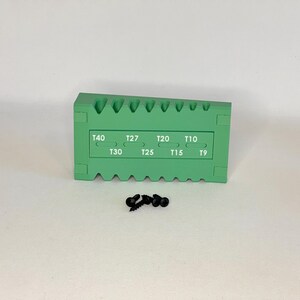 Torx Key Wall Mount Storage Organizer / Holder T9 - T40 8pc Holder - Etsy