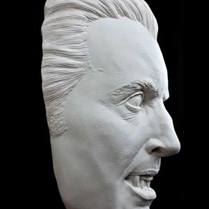 Life Size Face Cast Prop - Christopher Lee - Dracula - White - Etsy