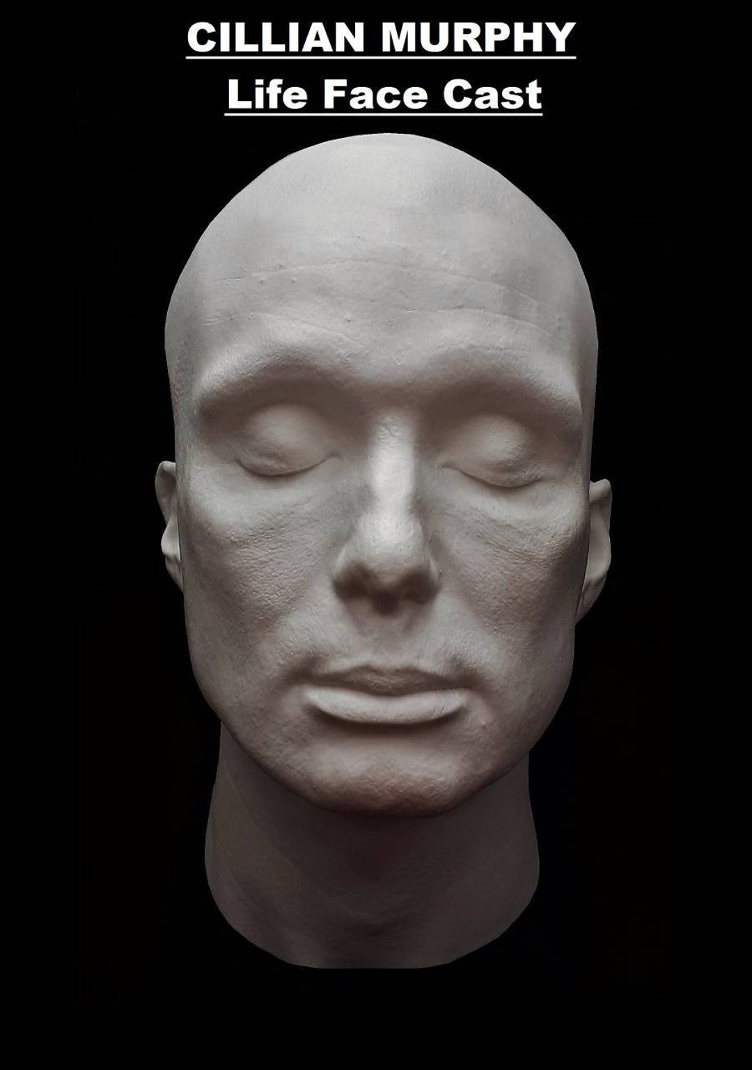 Life Face Cast of Cillian Murphy - Etsy UK