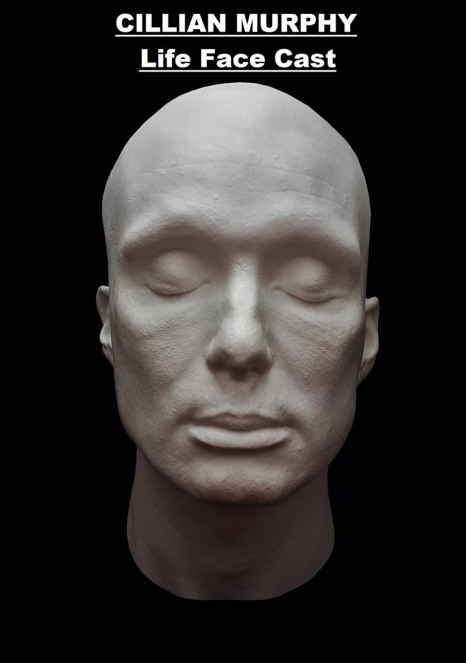 Life Face Cast of Cillian Murphy - Etsy