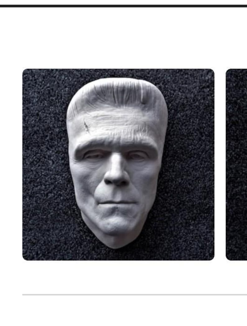 Life Face Cast Prop Frankenstein - Realistic Style - Etsy