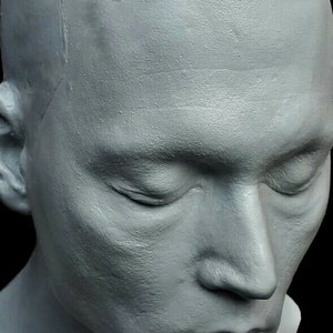 Life Face Cast of Johnny Depp in White - Etsy