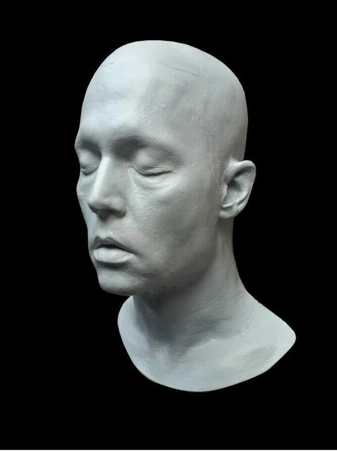 Life Face Cast of Johnny Depp in White - Etsy