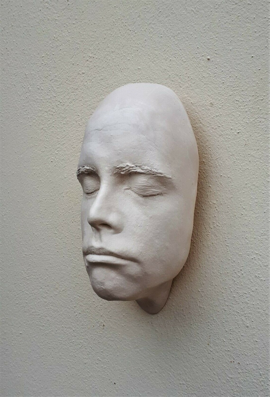 Life Face Cast of Mark Hamill Luke Skywalker White - Etsy
