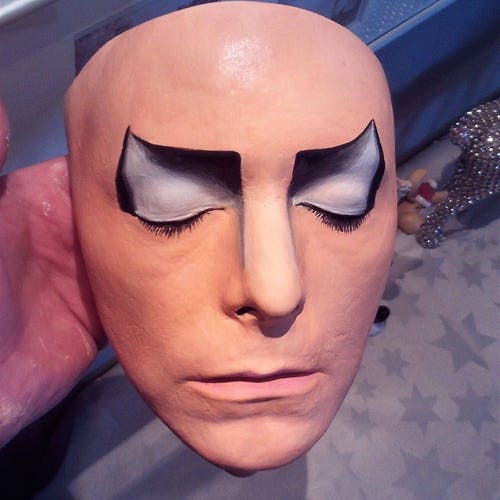 Life Face Cast of David Bowie - Etsy