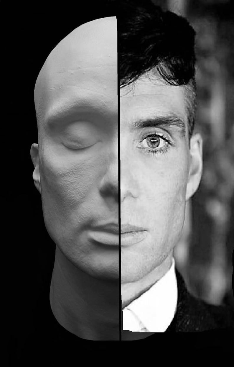 Life Face Cast of Cillian Murphy | Etsy