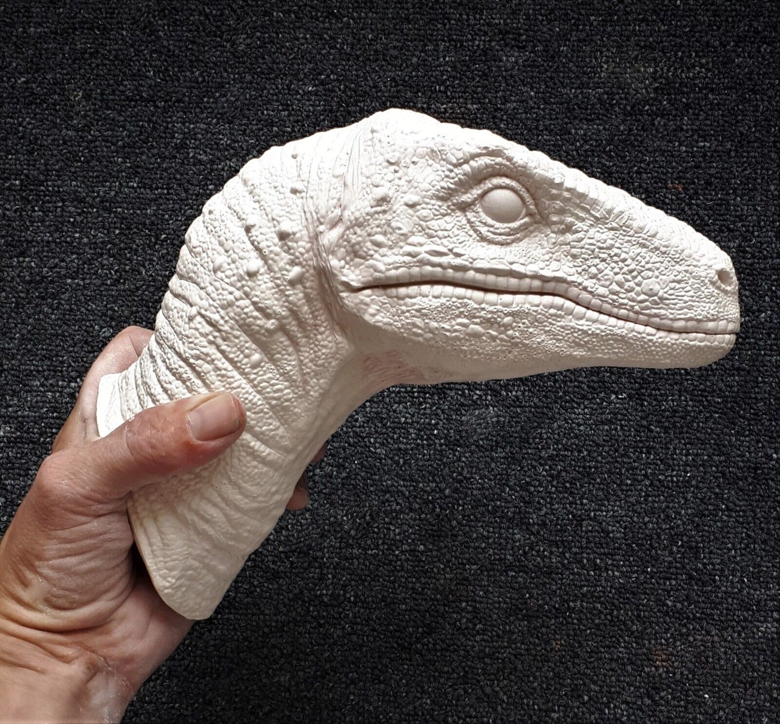 Jurassic Park Raptor Prop in White - Etsy