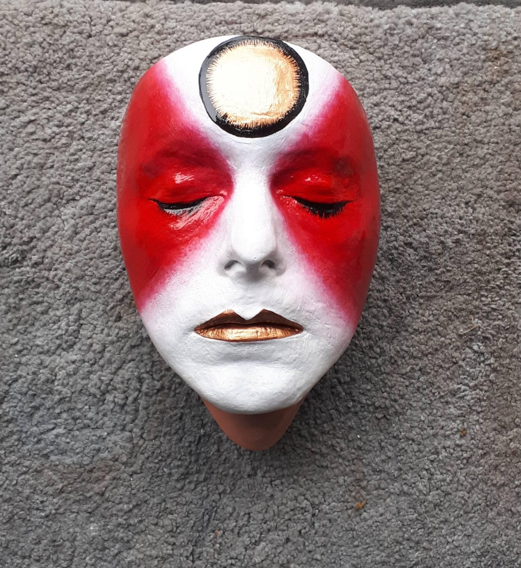 David Bowie Ziggy Stardust Face