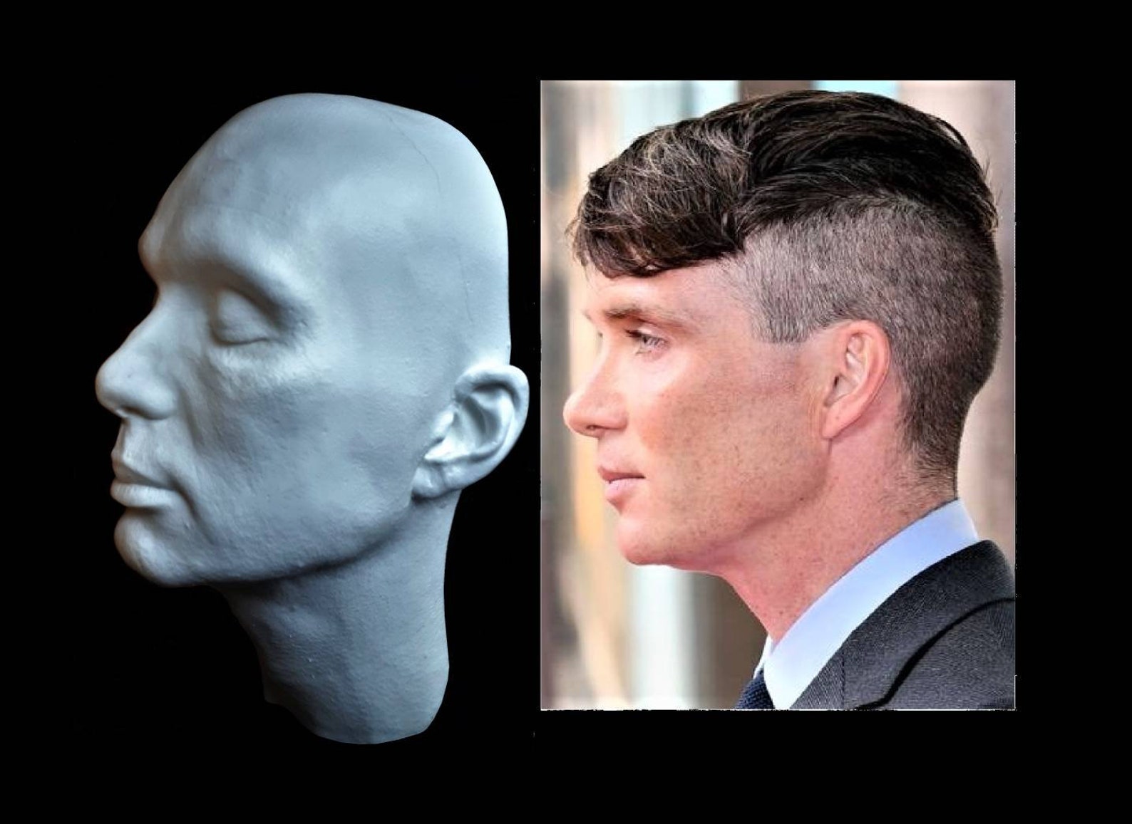 Life Face Cast Of Cillian Murphy | Etsy