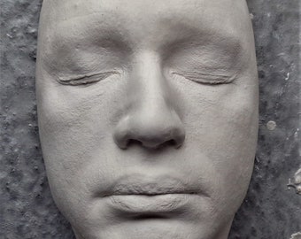 Life Face Cast Of Angelina Jolie In White | Etsy