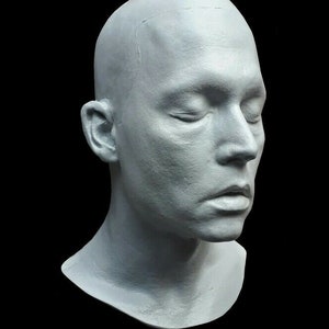 Life Face Cast of Johnny Depp in White - Etsy