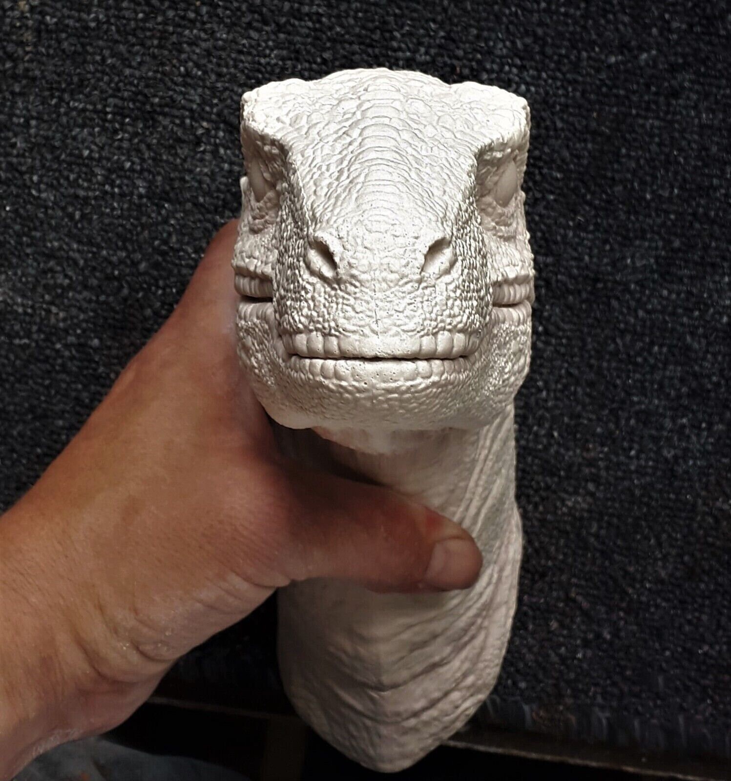 Jurassic Park Raptor Prop in White - Etsy