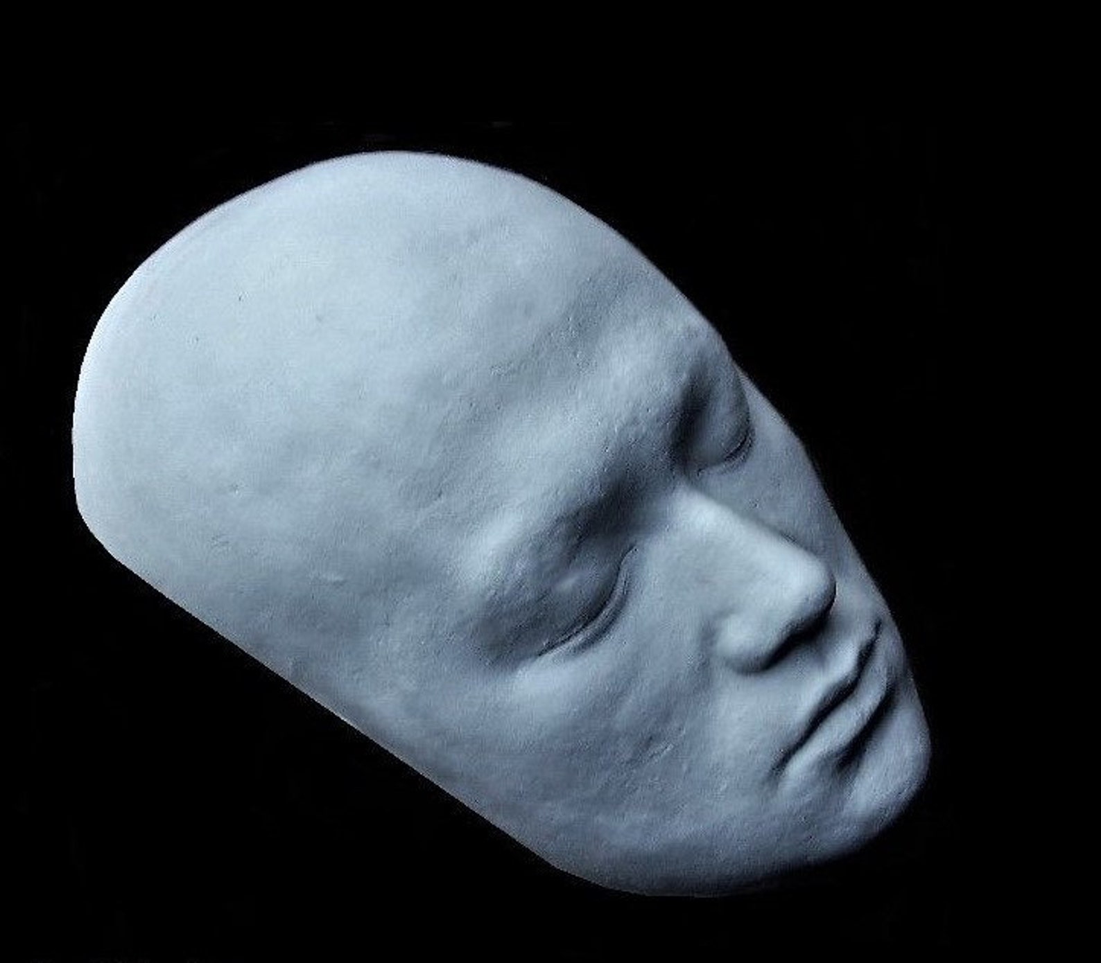 Life Face Cast of Bruce Lee in White - Etsy