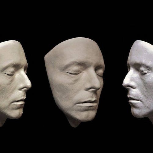 Life Face Cast of David Bowie - Etsy