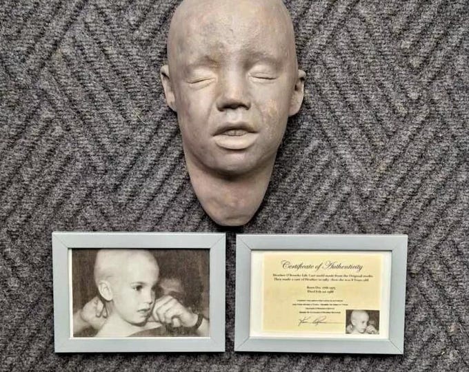 Life Face Cast of Heather O'rourke - Etsy