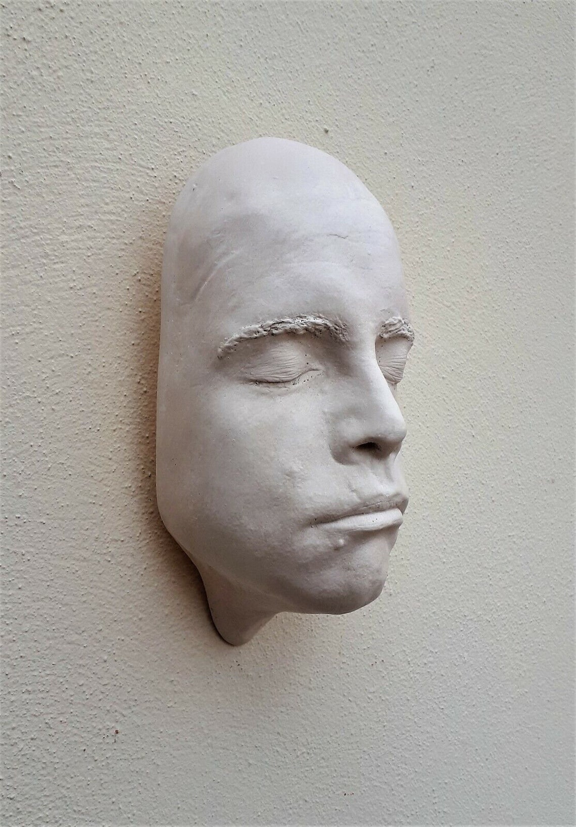 Life Face Cast of Mark Hamill Luke Skywalker White - Etsy
