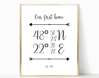 Our first home sign | Etsy