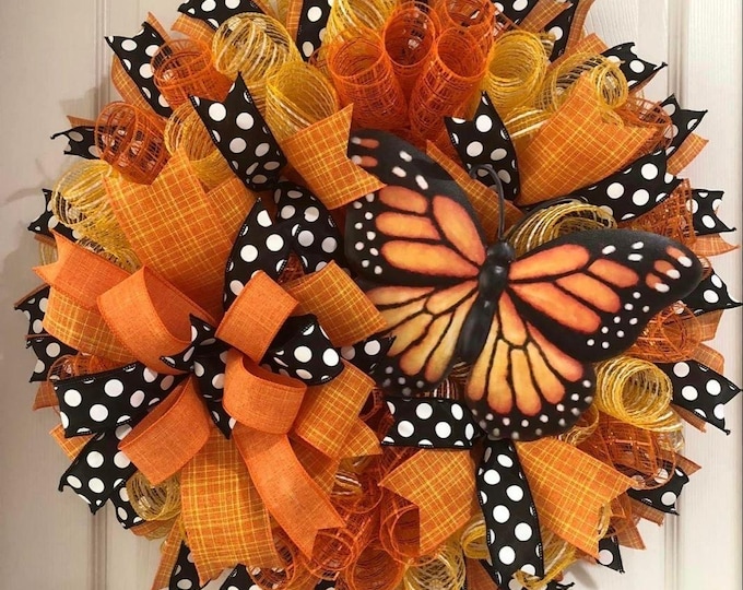 Custom Wreath Available in Custom Colors and for Any and All Seasons ...