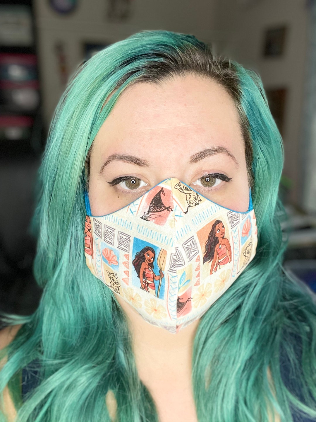 Moana Face Mask - Etsy
