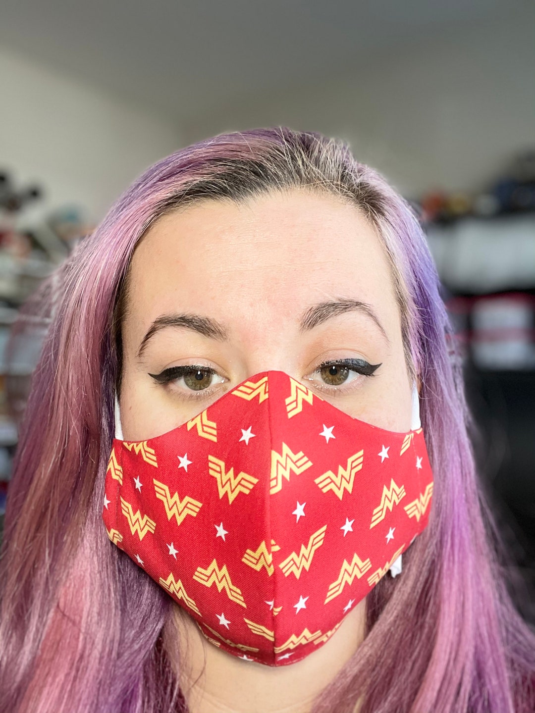 Wonder Woman Face Mask - Etsy