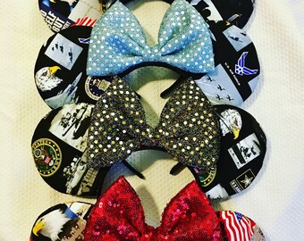 Military Minnie Ears - Etsy