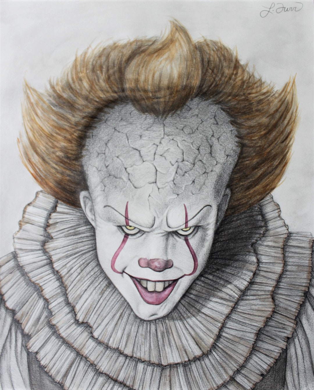 Pennywise the Clown Portrait | "it" Movie Fan-art | Horror Film Art ...