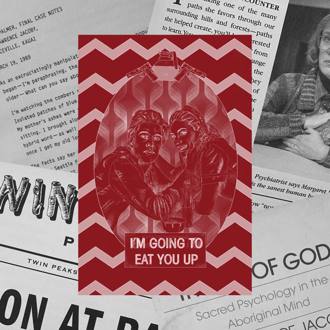Twin Peaks Postcard - Bobby Briggs and Shelly Johnson, David Lynch 4x6 ...