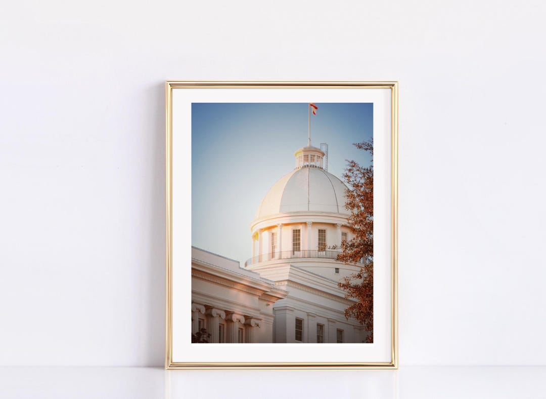 Alabama Capitol Building Print: Montgomery Travel Photography - Etsy