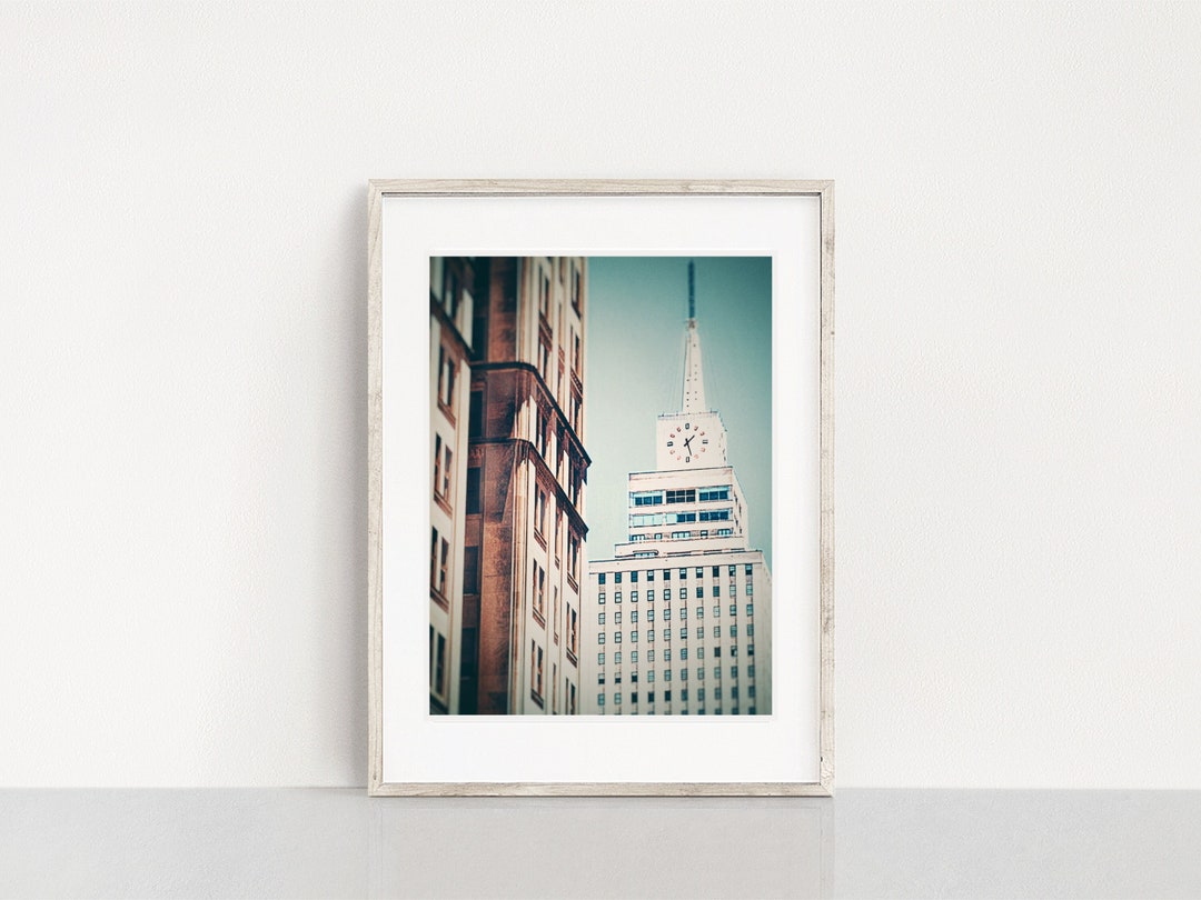 Dallas Skyline Print, the Merc, Texas Photography, Travel Wall Decor ...