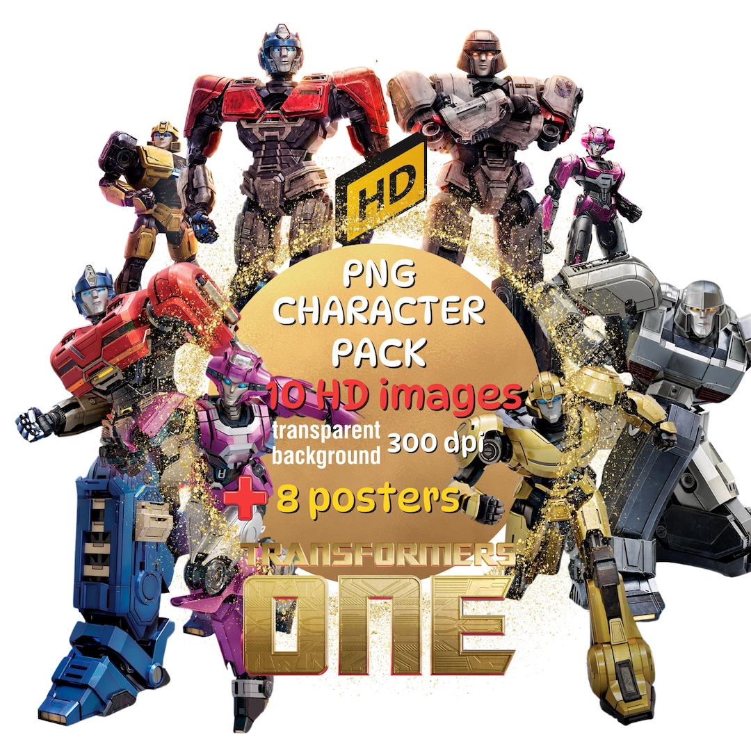 Transformers One PNG Character Pack | 10 HD Transparent Images | 8 ...
