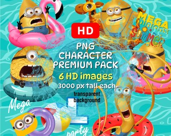 Despicable Me 4 PNG Character Pack 30 HD Images up to 3000px Tall Each ...