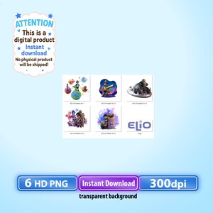 Elio PNG Clipart for Birthday Party | 6 High Quality Images | 300 DPI ...
