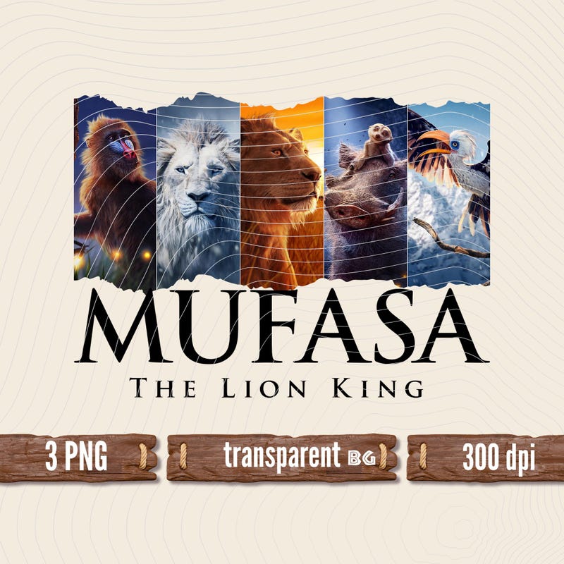 Mufasa the Lion King Movie Poster - Etsy