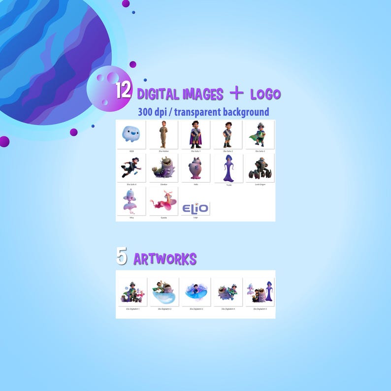 Elio Movie PNG Bundle | HD Character Images, Transparent Background ...