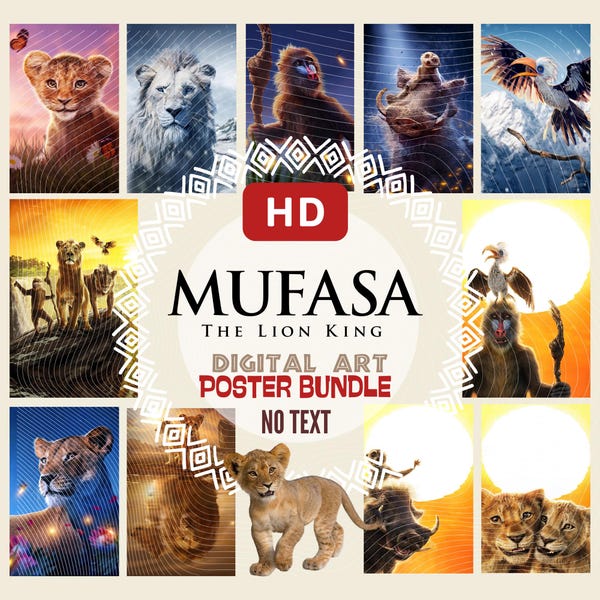 Mufasa Movie Poster - Etsy