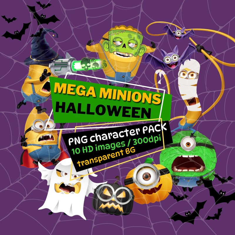 Minion Images Halloween - Etsy