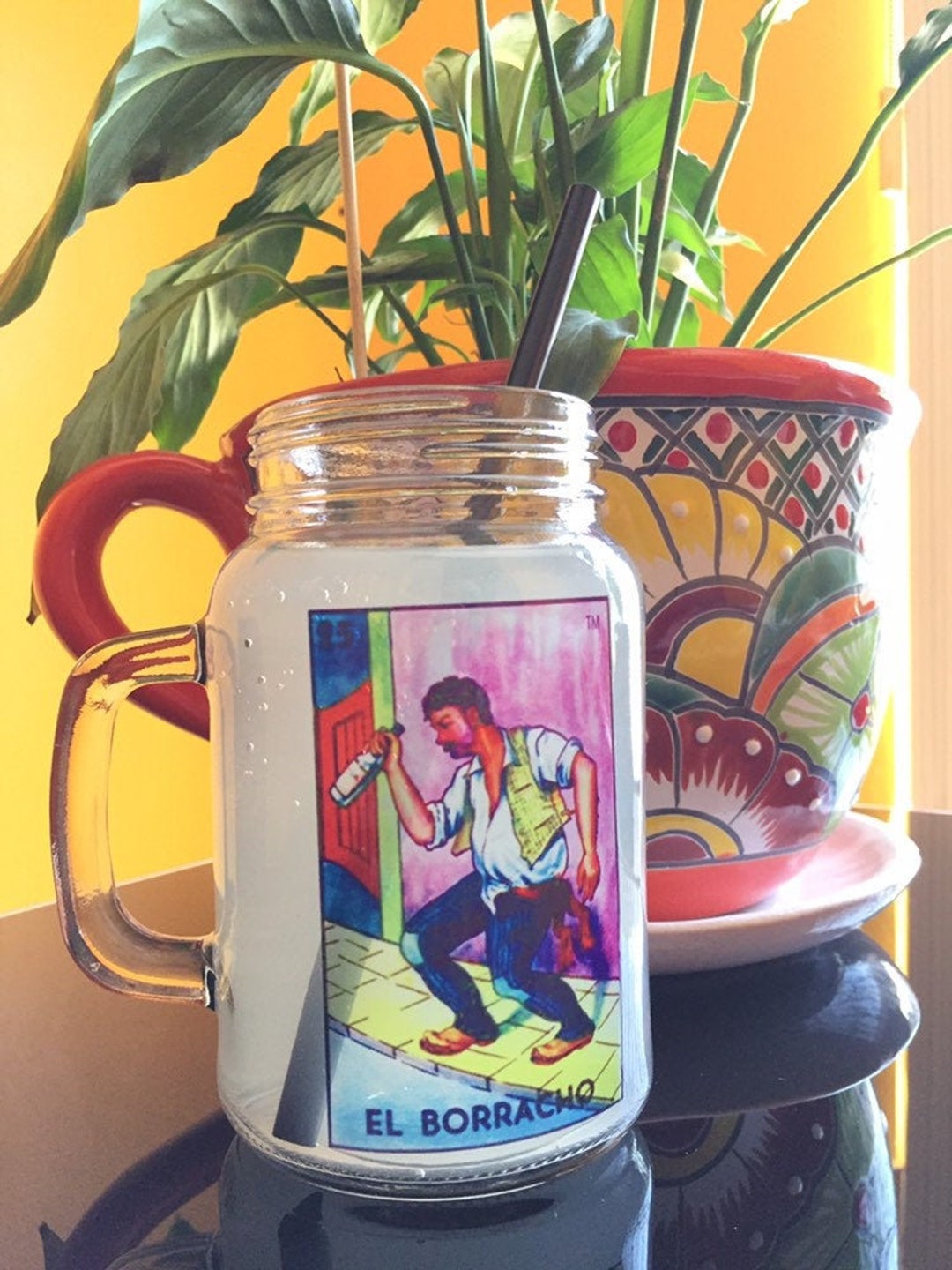 El Borracho Mason Jar/mason Jar Mug/coffee Mason Jar/coffee Cups/coffee ...