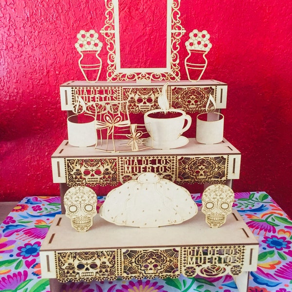 Dia De Los Muertos Ofrenda Box - Etsy